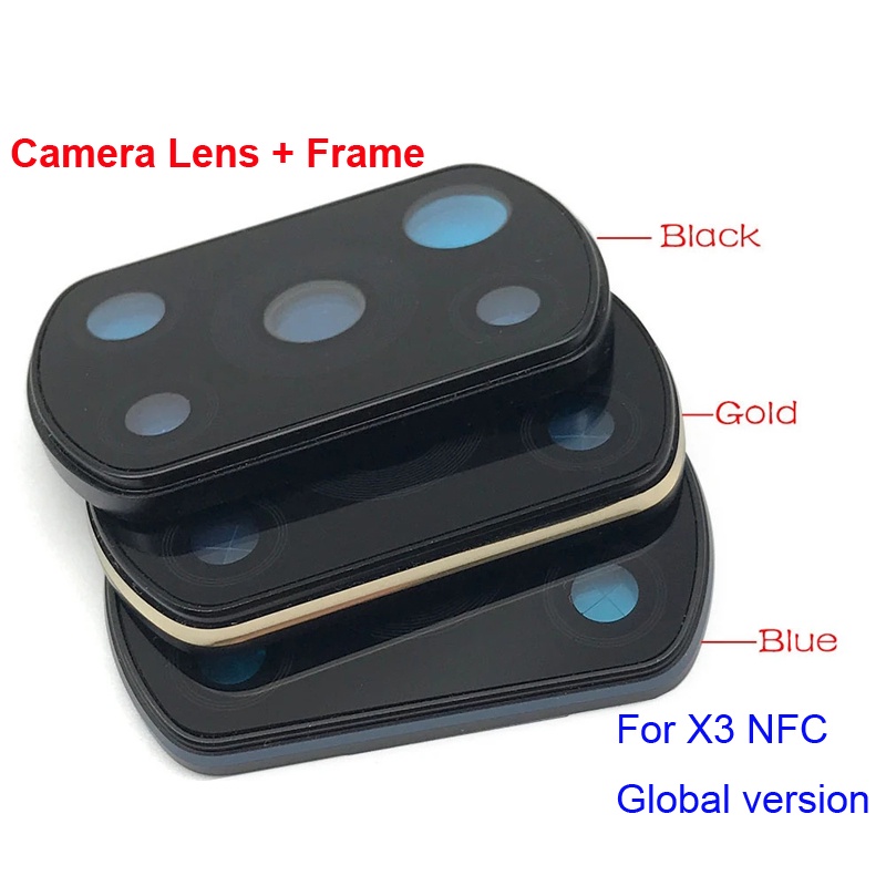 Back Camera Frame And Glass Lesn For Poco X3 NFC | Shopee Malaysia