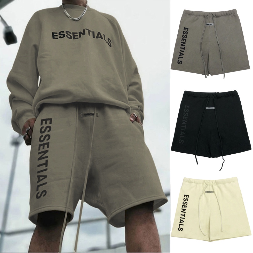 Summer Men's Essentials Cotton Men Women Loose-Fit Short Pants FOG High ...