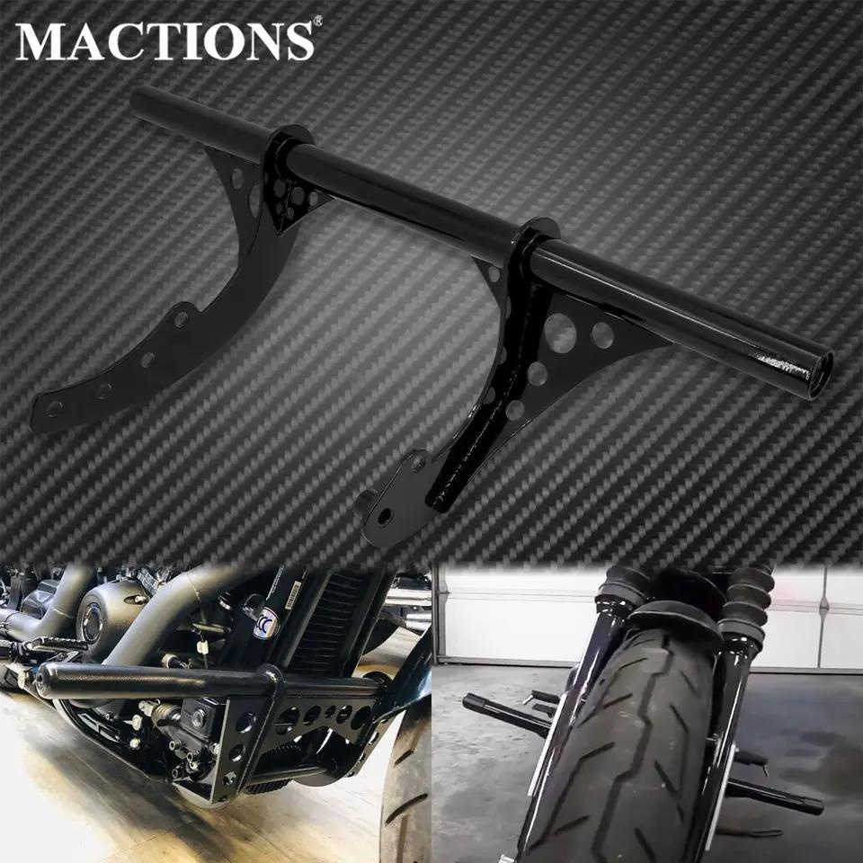 Motorcycle Black Front Highway Engine Guard Crash Bar Steel For Harley ...