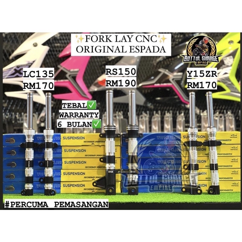 FORK LAY ESPADA ORIGINAL Y15/Y16/LC/RS | Shopee Malaysia