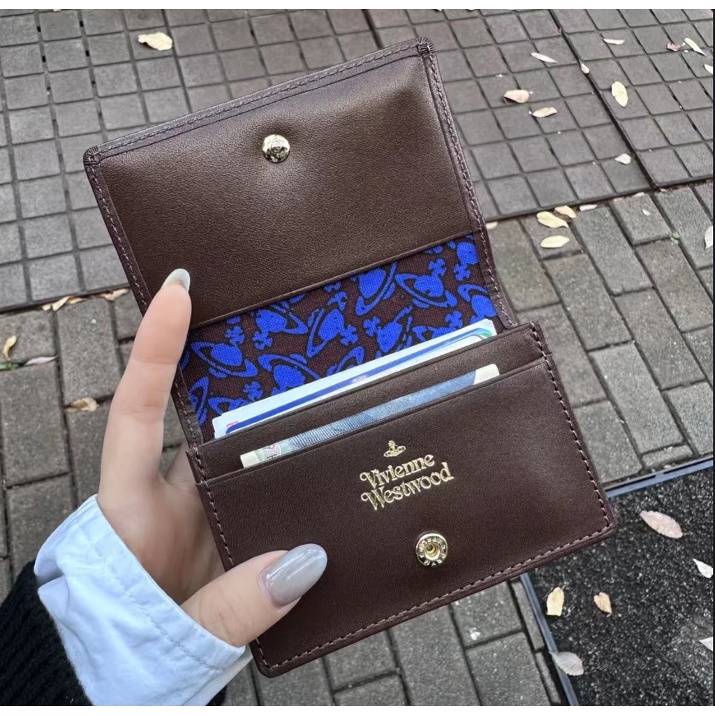 VW & Kenzero Cowhide Business Card Holder Bank Storage Bag | Shopee ...
