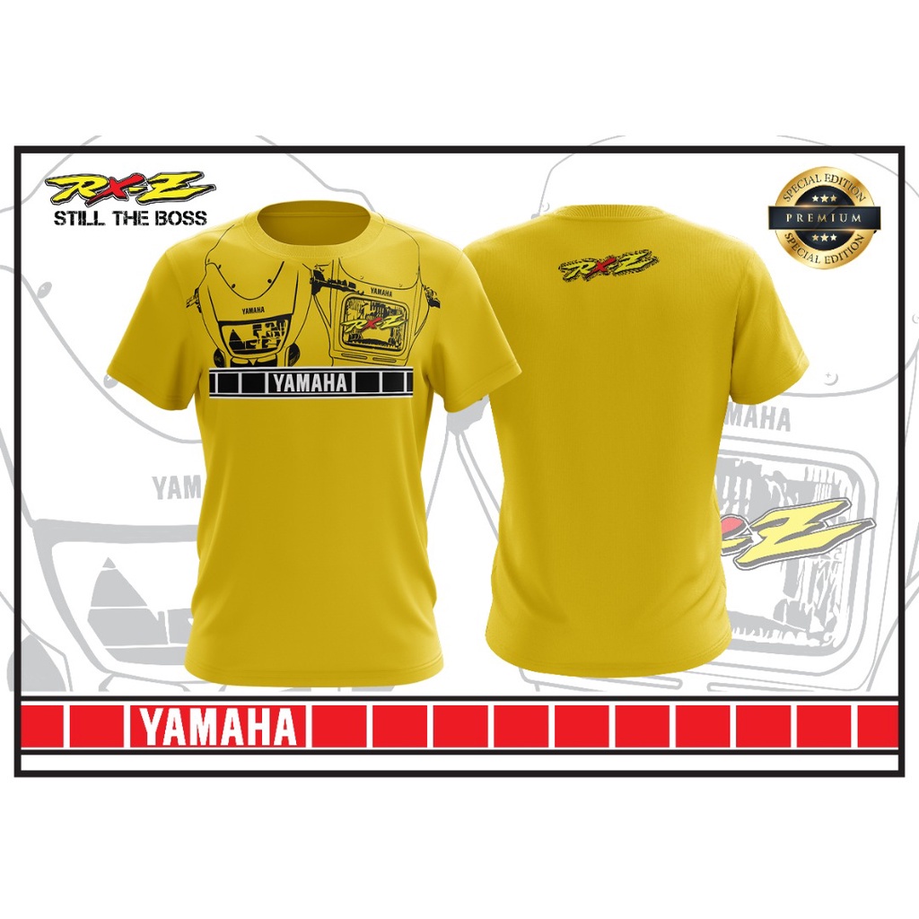 [Ready Stock] Baju Motor T Shirt Yamaha RXZ Limited Motocycle Shirt ...