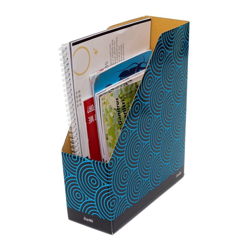 Bantex File Box A4 Document Box Trendy Motif | Shopee Malaysia
