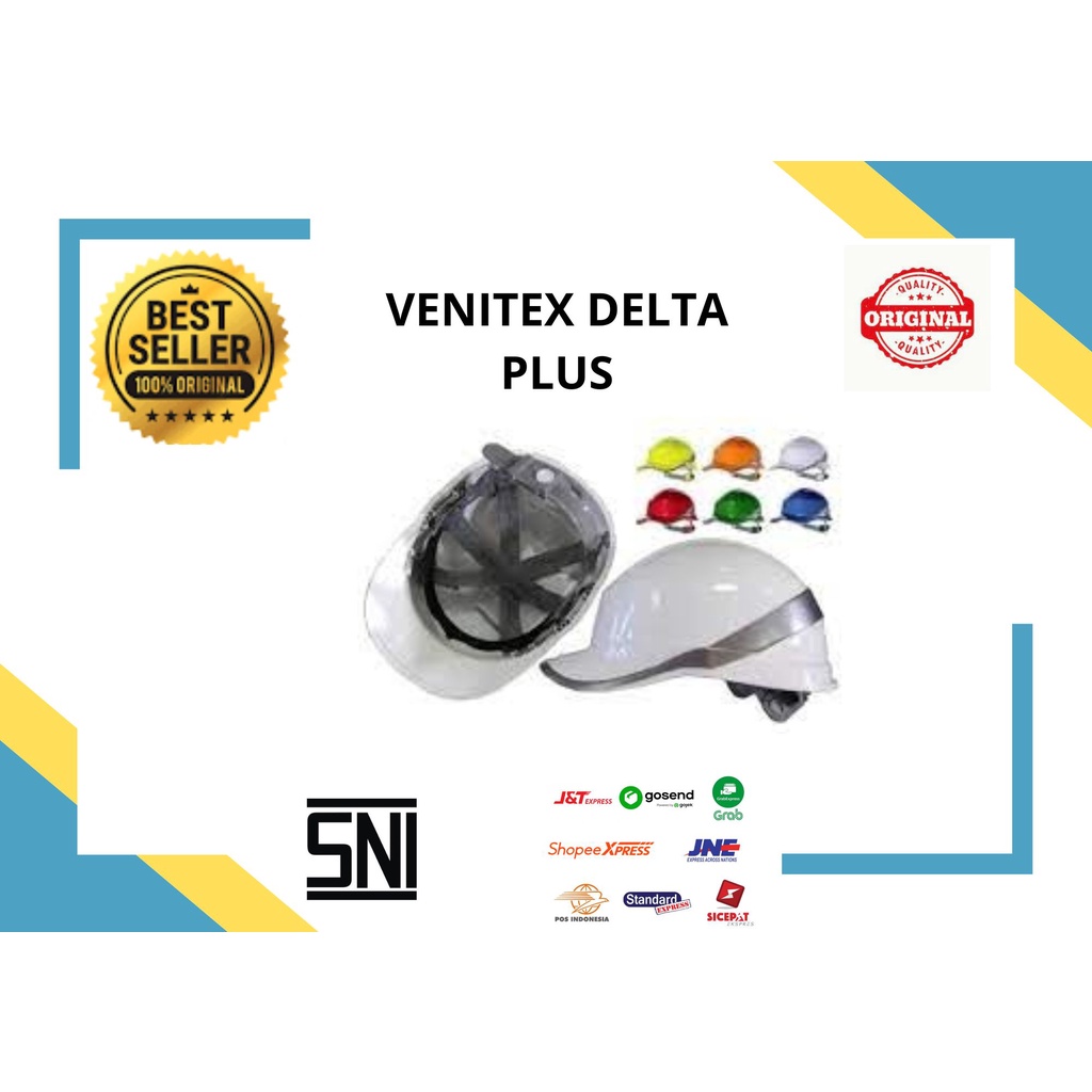 Venitex Delta Plus Helmet / Original Venitex Safety Helmet | Shopee ...
