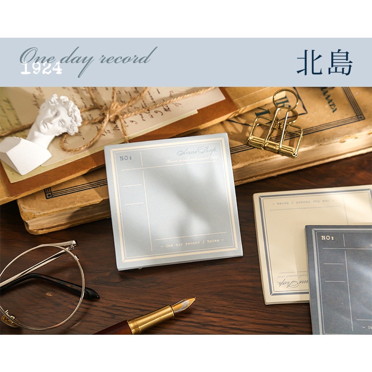 ENWEI 90 Sheets [One Day Letter Series] Vintage Journal Sticky Notes ...