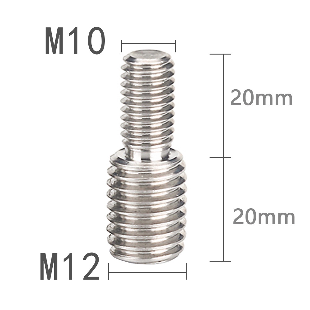 M6-M8-M10-M12 Conversion Screw Stainless Steel Variable Diameter Screw ...