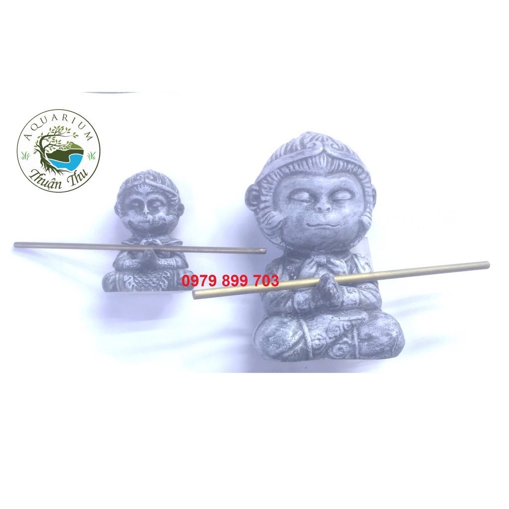 Statue of Sun Wukong and sticks to decorate miniature landscapes, semi ...