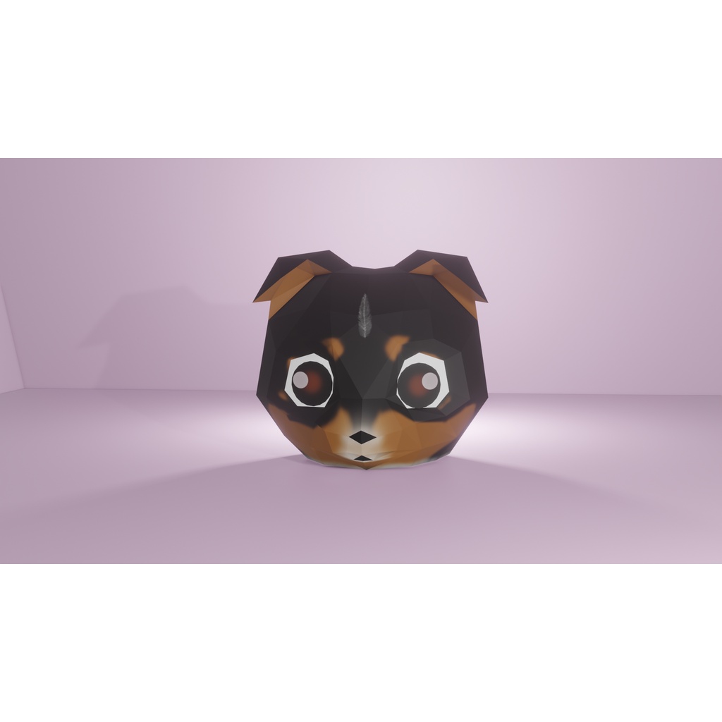 32cm Mask - Colored DIY Paper Model | Shopee Malaysia