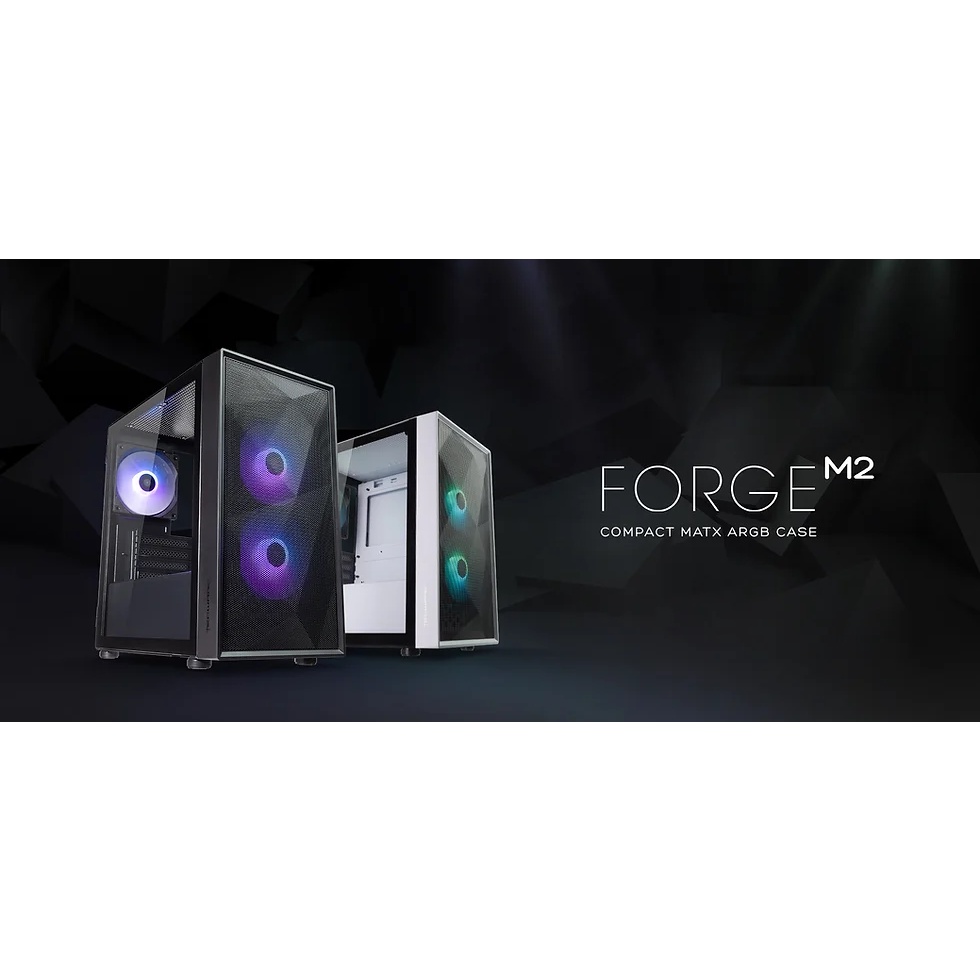 TECWARE FORGE M2 TG ARGB MATX GAMING CASE | Shopee Malaysia