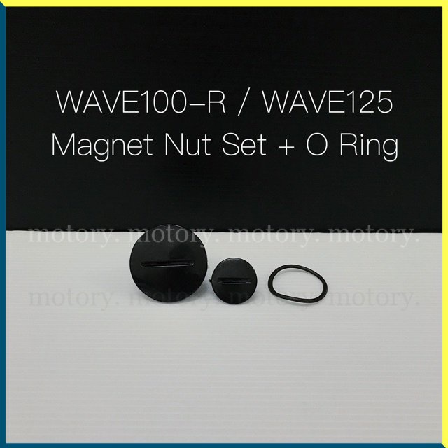 HONDA WAVE100R / WAVE125 - MAGNET NUT SET + O RING W100R W125 | Shopee ...