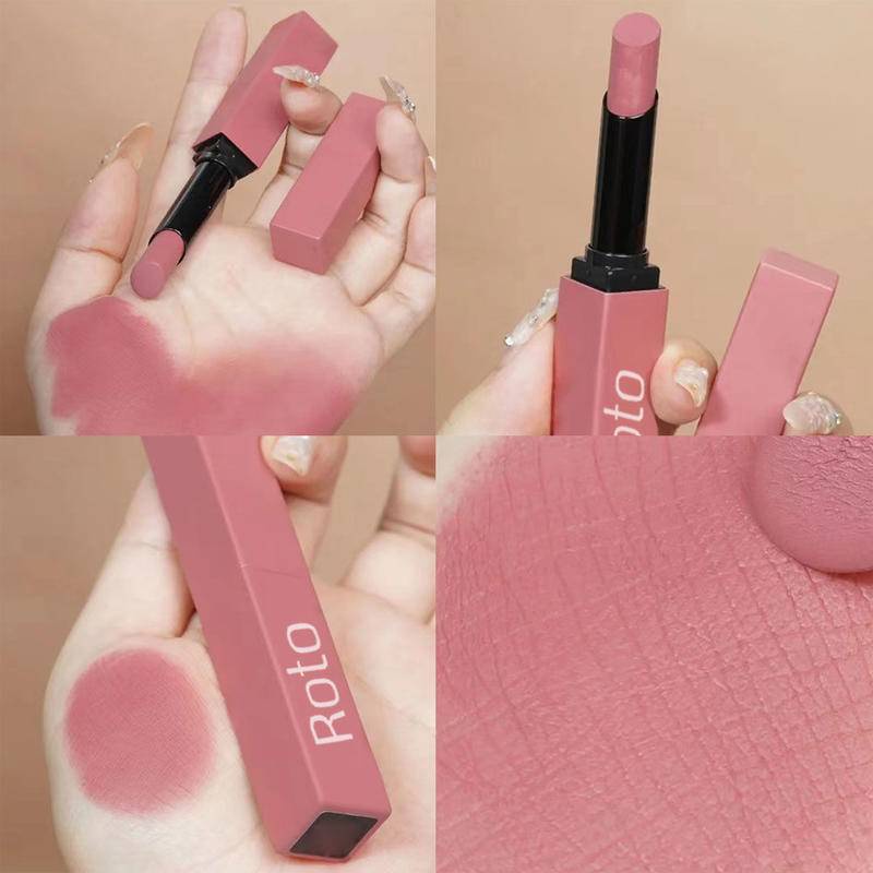 Lipstick Makeup Whitening Low Saturation Pink Brown Lipstick Makeup ...