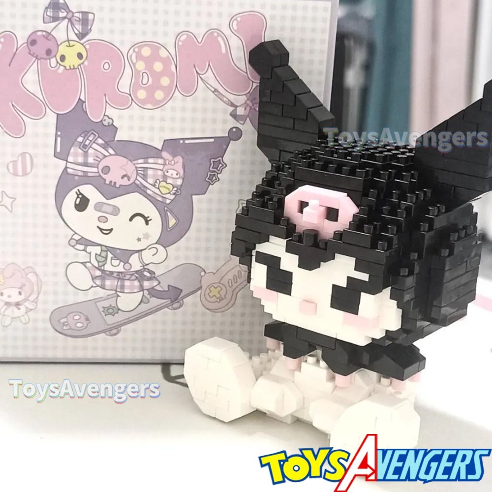 Kuromi Nano Blocks Sanrio Building Blocks Custom toys Cartoon My melody ...