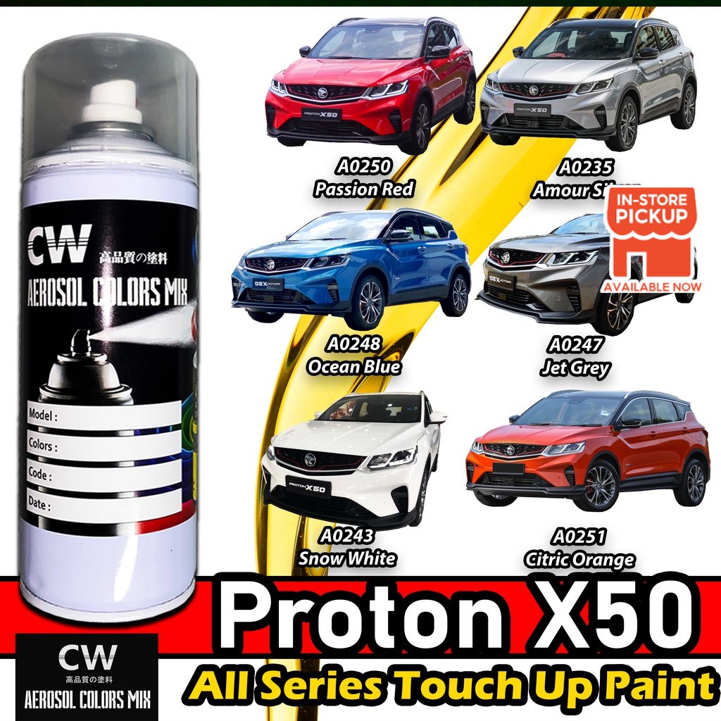 [ Proton X50 ] Original Touch Up Paint Pen Proton Colors CW Aikka ...