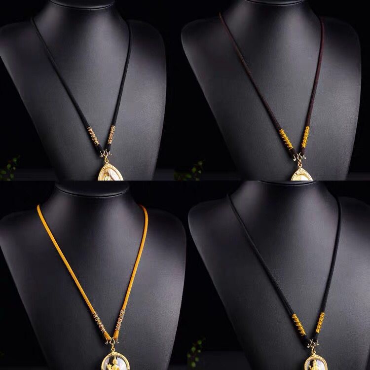 【Rantai Amulet · immediate】 3 mmhandwoven Thai amulet rantaian amulet ...