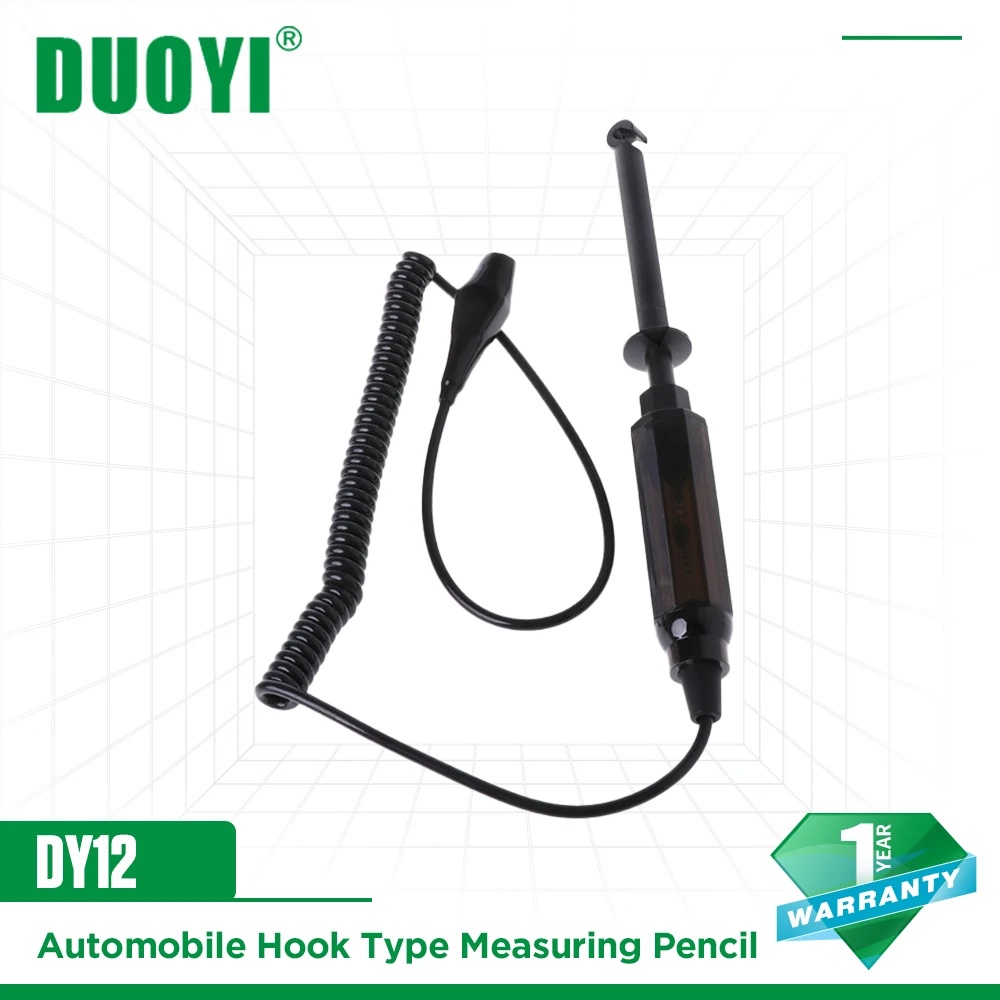 DUOYI DY12 6V 12V 24V Car Circuit Tester Hook Probe Test Pen Low ...