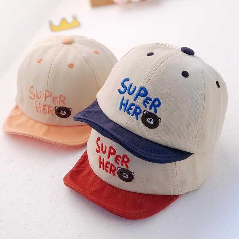 0-2Y / 46-48cm Boy Girl Cotton Hat Cap Topi Cantik Kids Baseball Hat ...