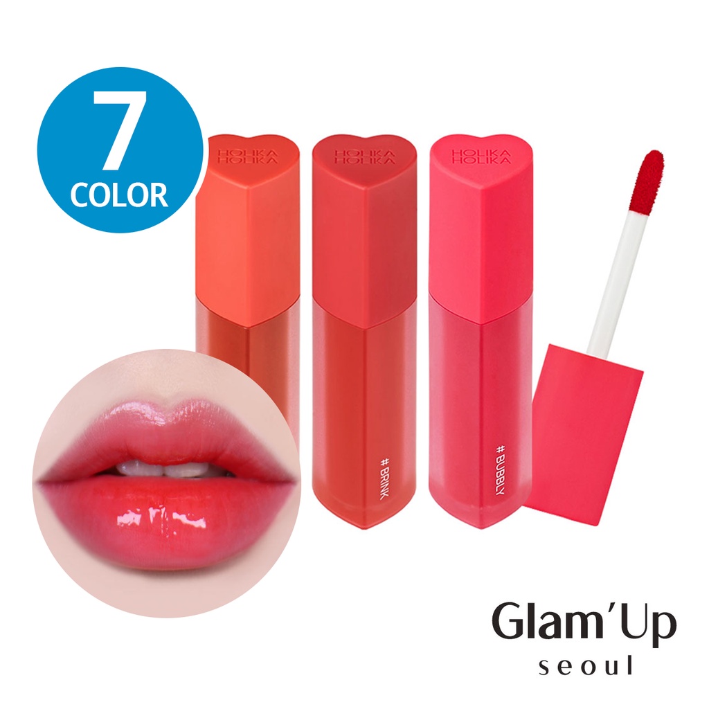 🇰🇷 [Holika Holika] Heart Crush Glow Tint Air (7colors) 3g Korean Lip ...