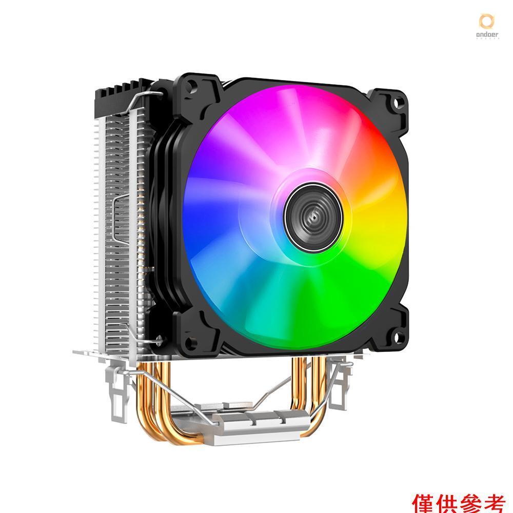 Jonsbo LED CPU Radiator Cooling Fan 2 Heat Pipes Tower CPU Cooler CR ...