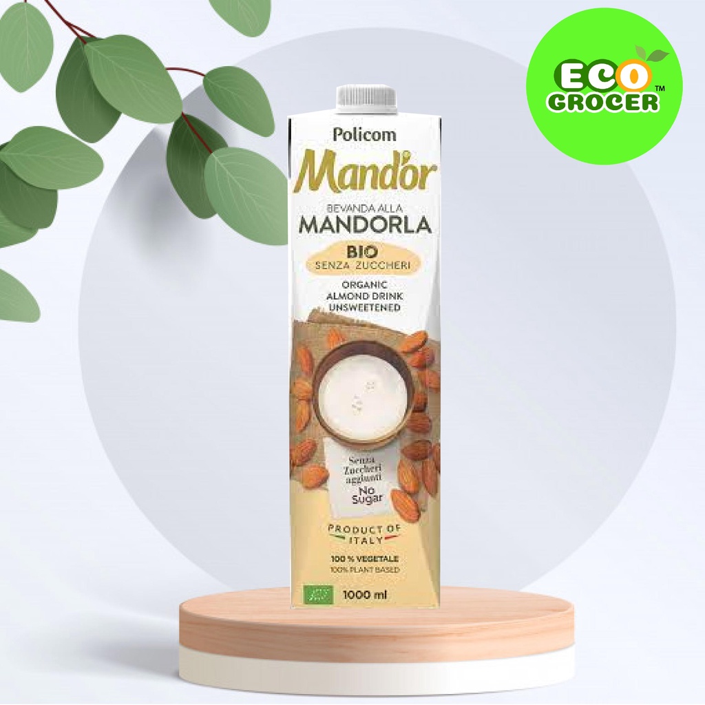 Country Farm Mandor - Organic Almond Drink Unsweetened 1L (Plant Base ...