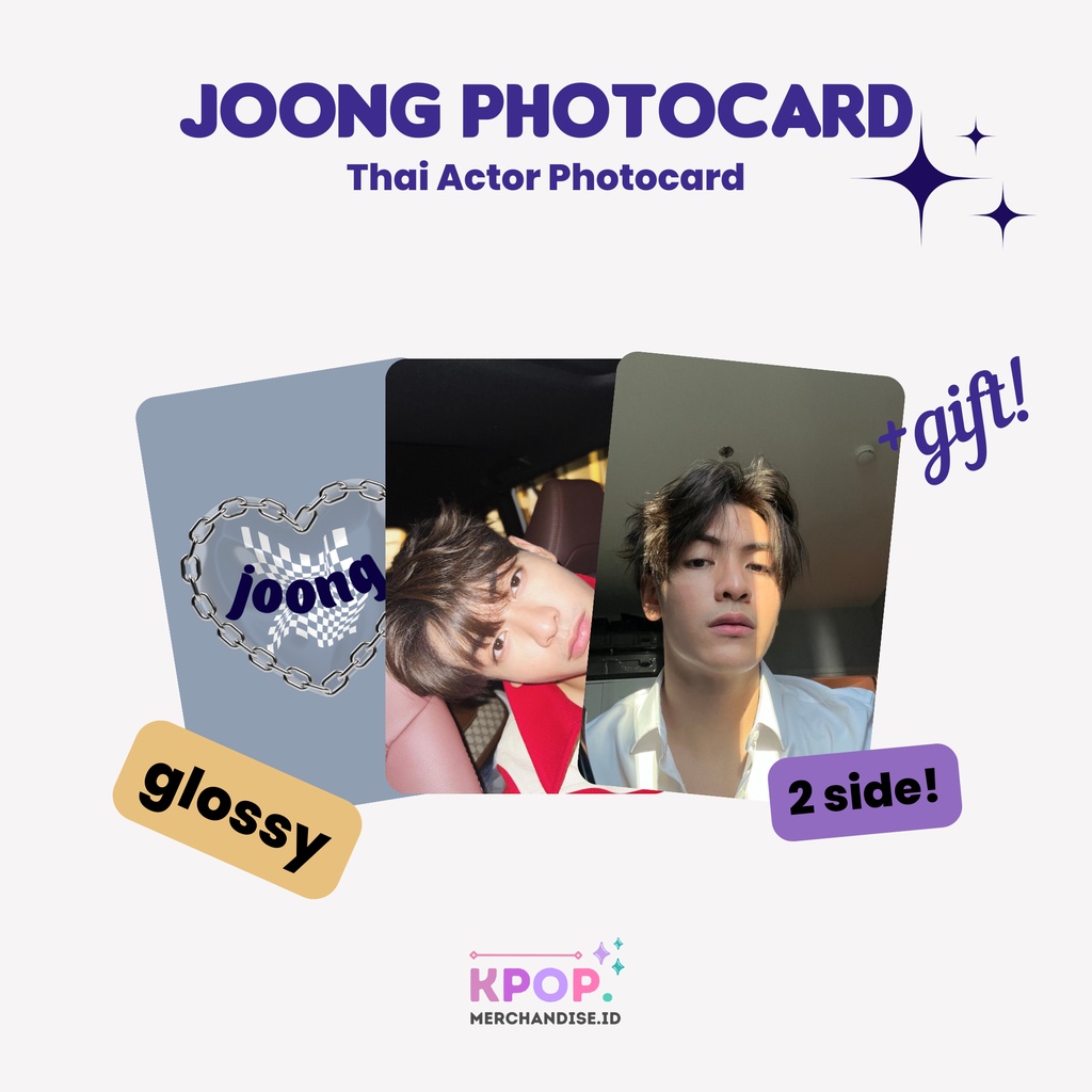 Joong ARCHEN PHOTOCARD COLOR THAI ACTOR | Shopee Malaysia