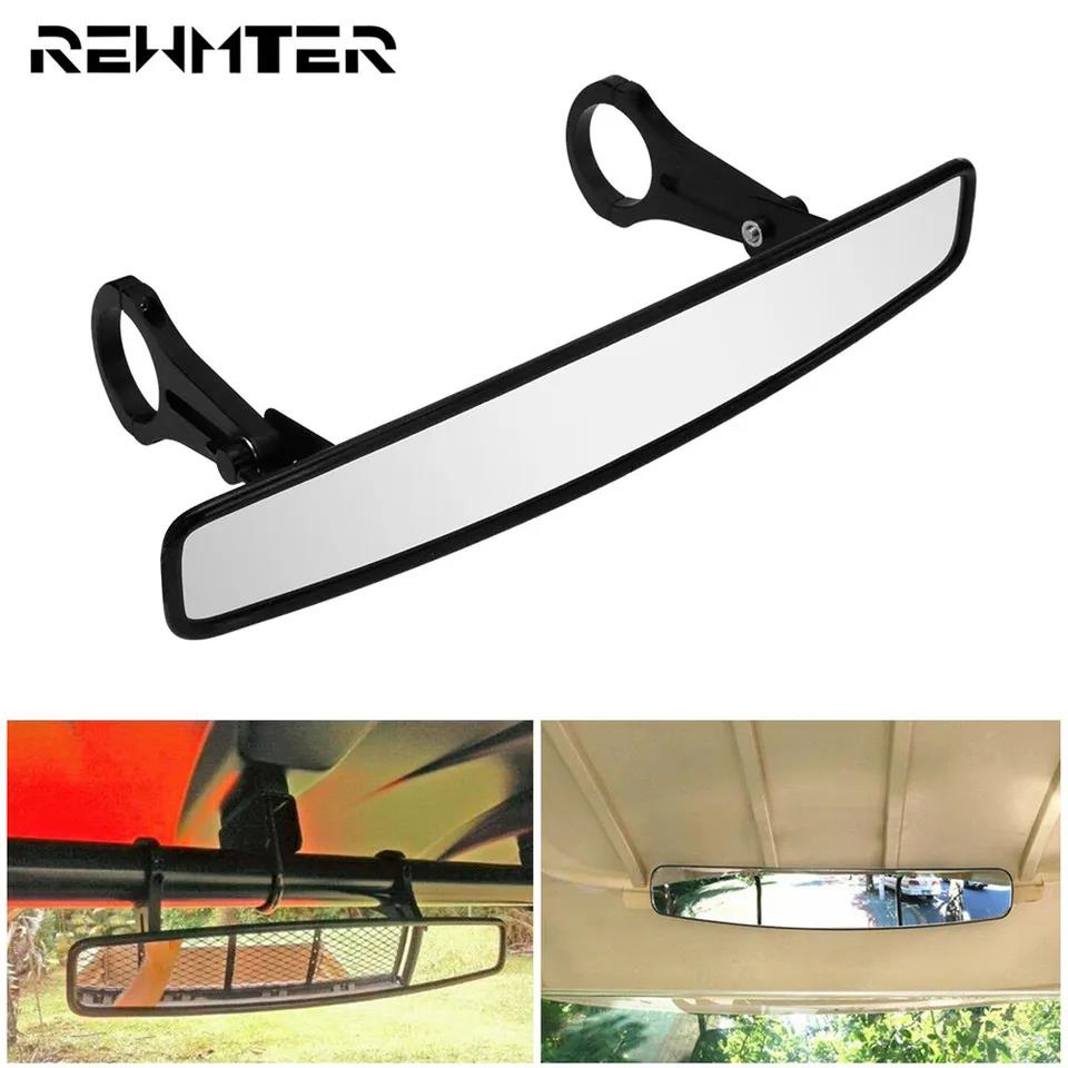 Motorcycle Universal Front View Race Mirror with 1.75" Clamp For UTV ...