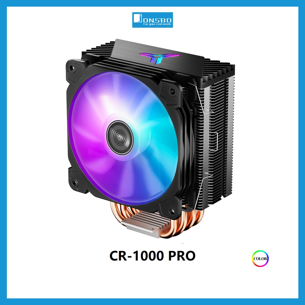 Jonsbo CR1000 PRO / 6 Heat Pipe 12CM Fan 4PIN PWM Tower CPU Cooler ...