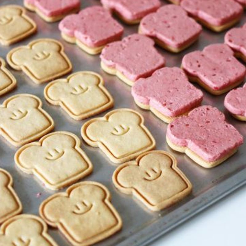 Smiley Toast Biscuit Mold Bread Shape Baking Tool Fondant Dough Skin ...