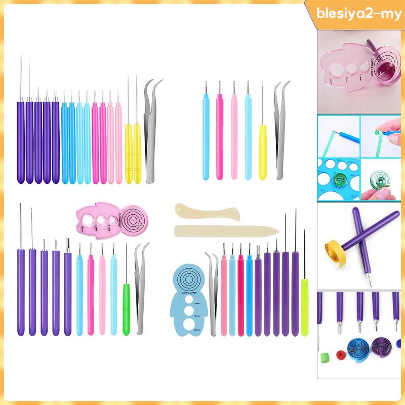 [BlesiyaedMY] Quilling Paper Tools Pins Slotted Pen Tool Handcraft DIY ...