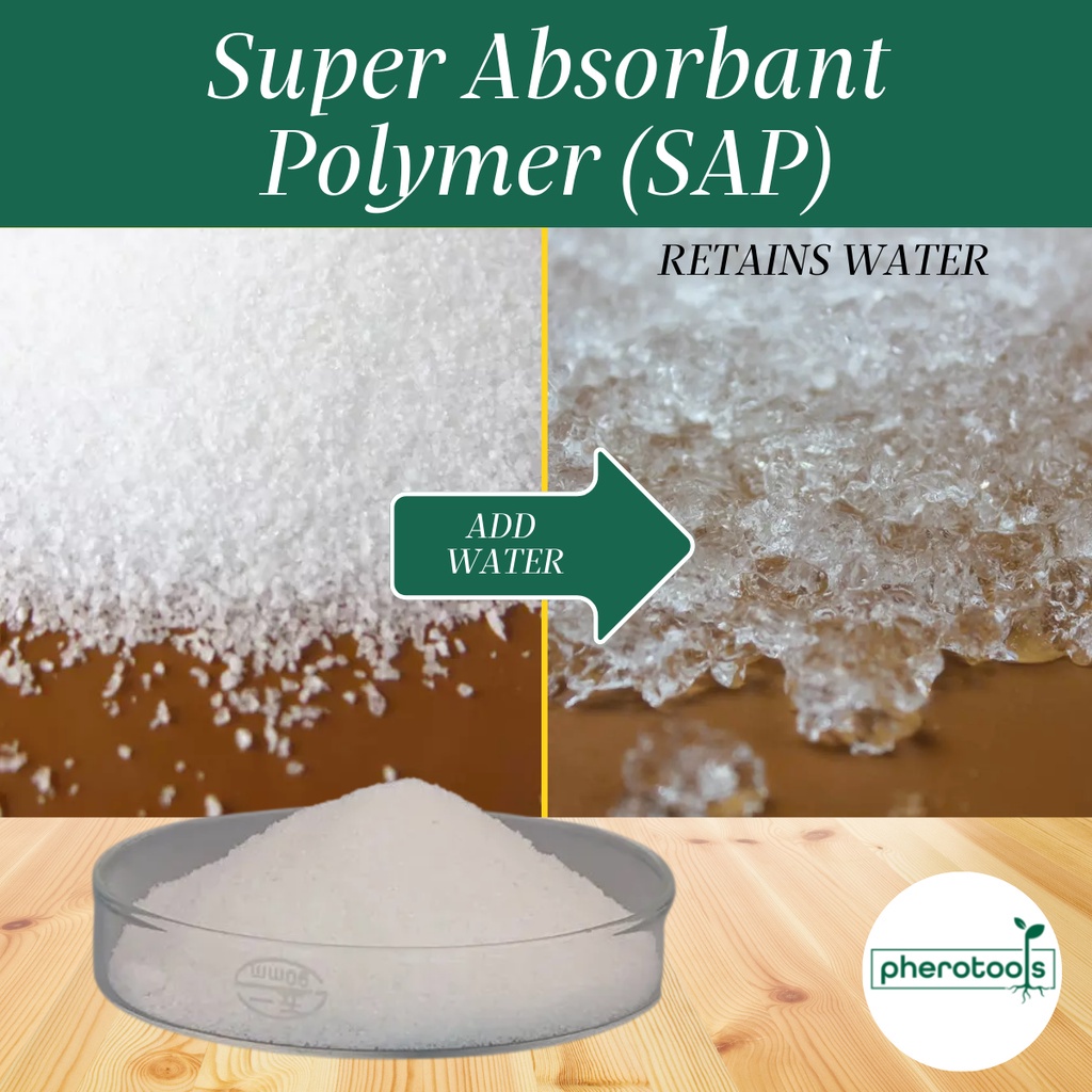Pherotools (SAP 100g) Growing Gel Super Absorbent Polymer (Polimer ...