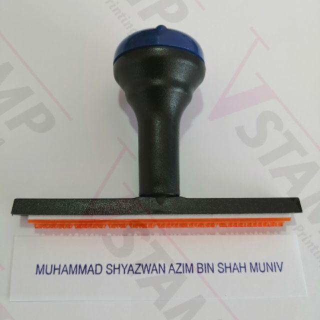 Rubber Stamp/Cop Company /Cop nama /Bank Cop/ COp Biasa ? Cop Buku ...