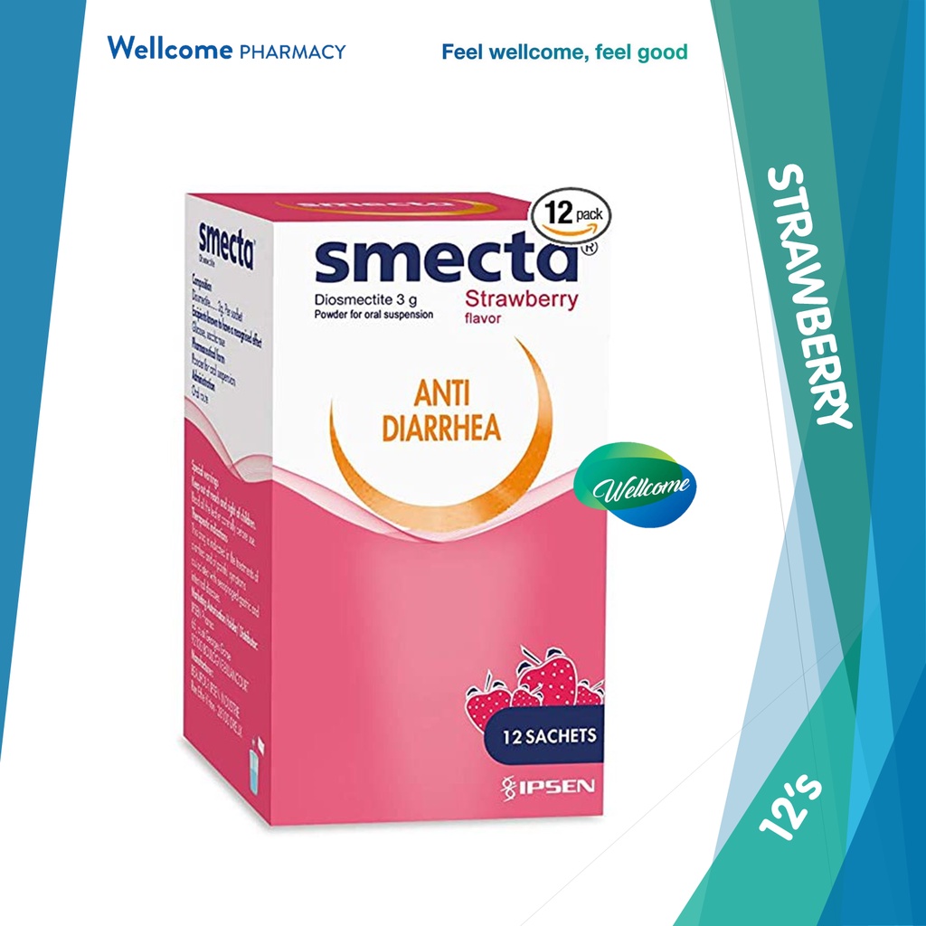 Smecta Anti-Diarrheal 3g Powder Sachets for Oral Suspension ...