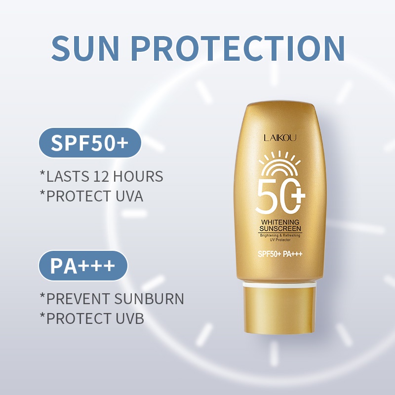 LAIKOU Whitening Face Body Sunscreen SPF50 PA+++ Sunblock Suncream Anti ...