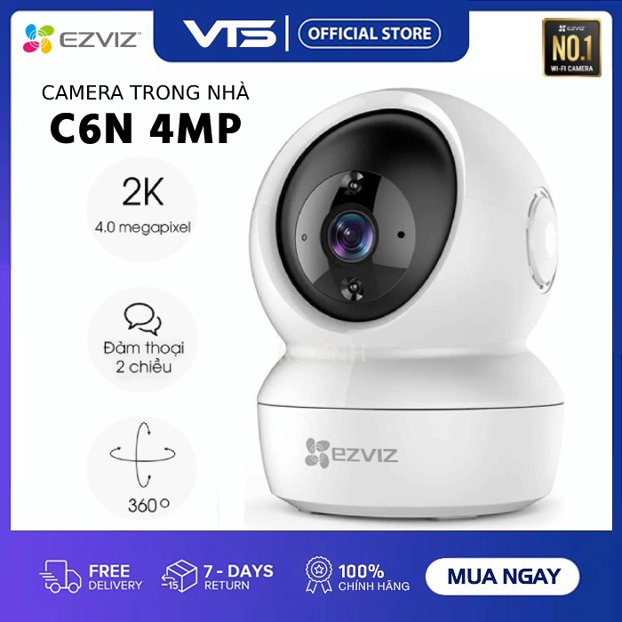 Ezviz C6N PRO 3MP Wifi Camera, C6N 2MP, C6N 4MP, H6C PRO, 360 Degree ...