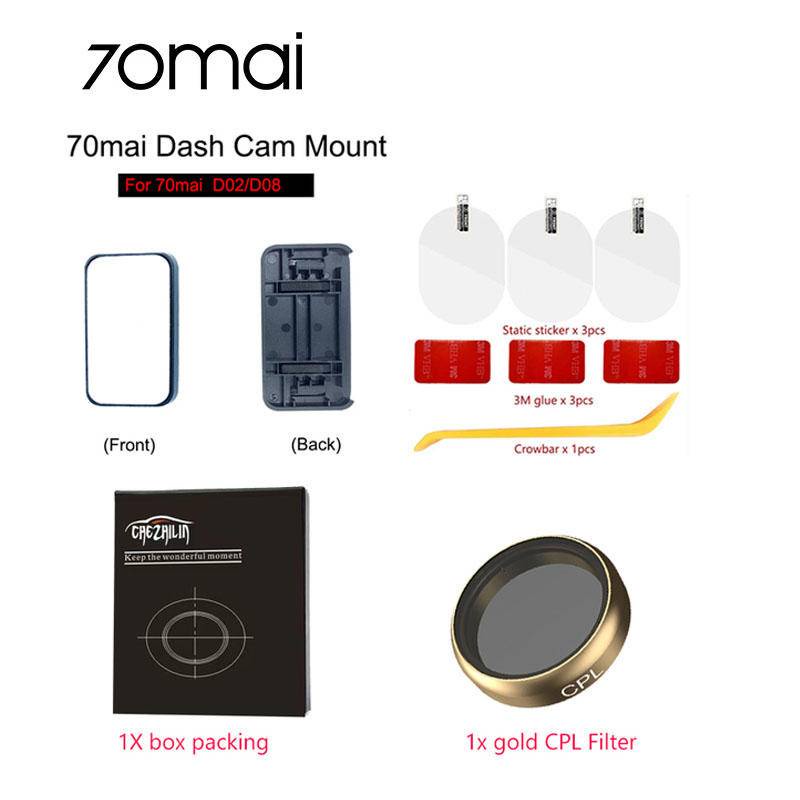 70Mai 70Mai D02/D08 Mount For 70Mai Dash Cam Pro D02 Lite D08 70Mai Pro ...