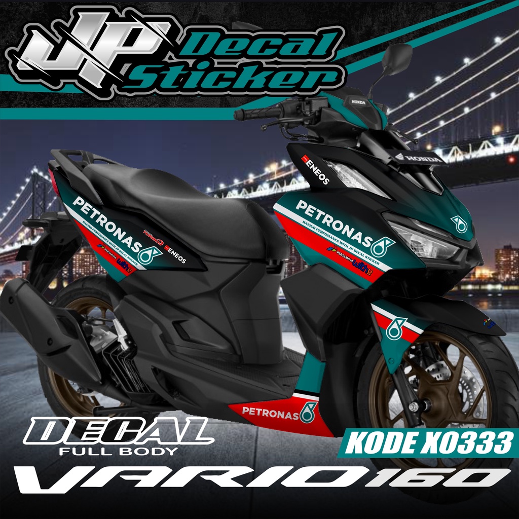 Decal FULL BODY VARIO 160 NEW PETRONAS STYLE RACING Already Laminate ...