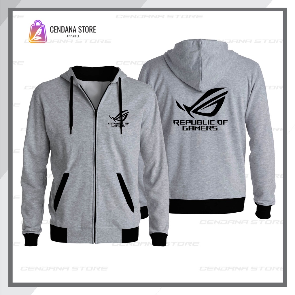 Asus ROG STRIX Basic Hoodie Jacket | Shopee Malaysia
