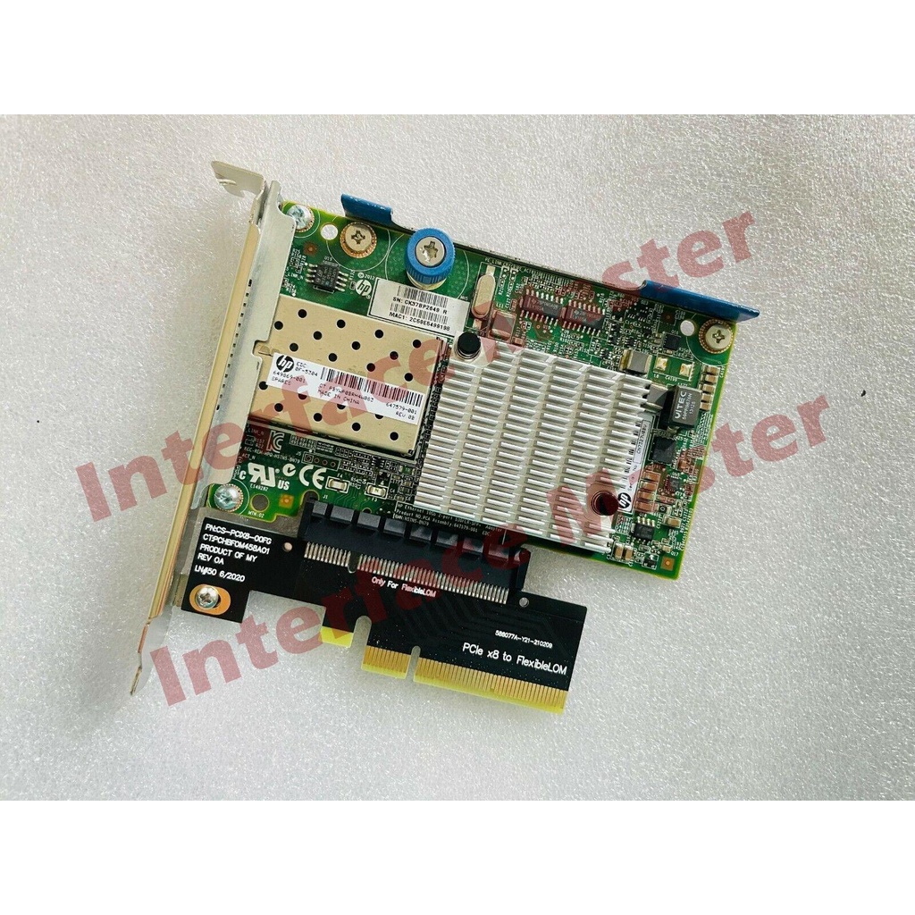 HP 10G 2 dual port 530FLR SFP+ FLOM ethernet 647579-001 649869-001 ...