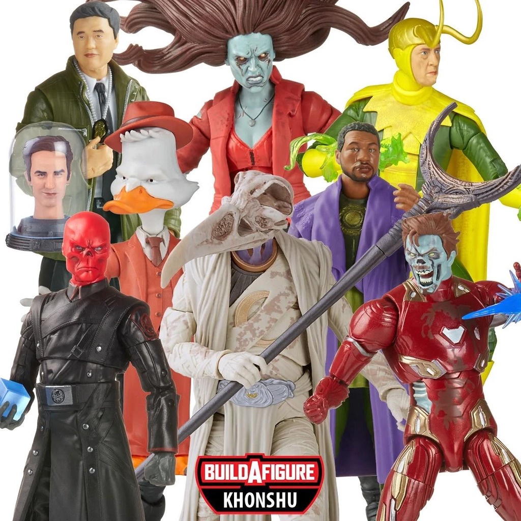 Marvel Legends Zombie Iron Man Witch Loki Red Skeleton Duck Kongsu 6 ...