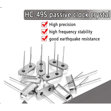 Crystal XTAL OSCILLATOR OSILATOR Clock 16MHZ 8Mhz 12MHZ DIP HC-49S 16 ...
