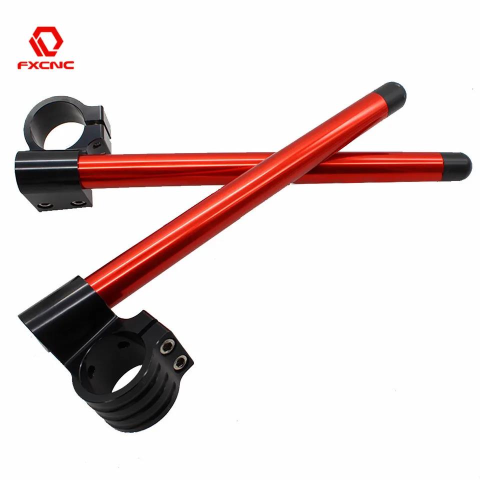 RED 31 33 35 36 37 41 43 45 48 50 51 52 53 54mm Motorcycle Handlebar ...
