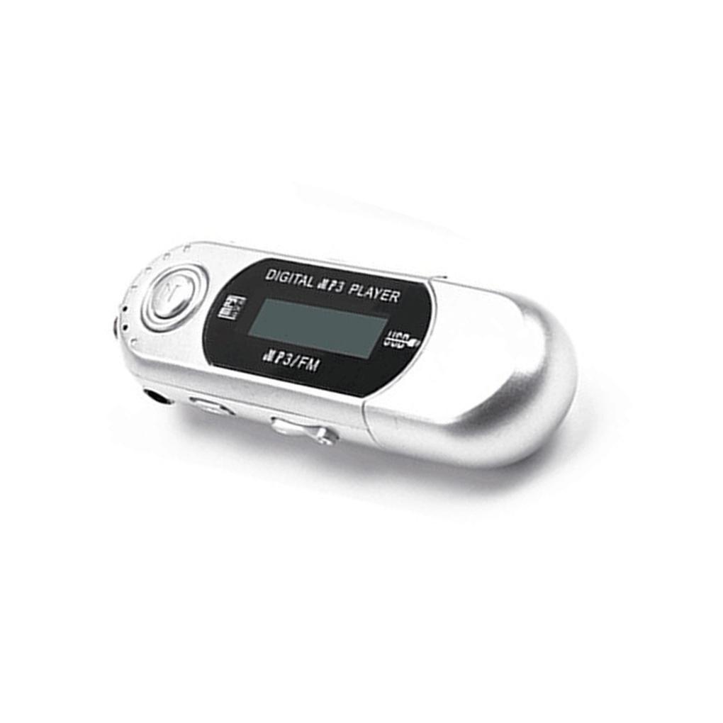 【Choo】2 in 1 Mini MP3 Player Lossless Sound Small Flash Drive LCD Music ...