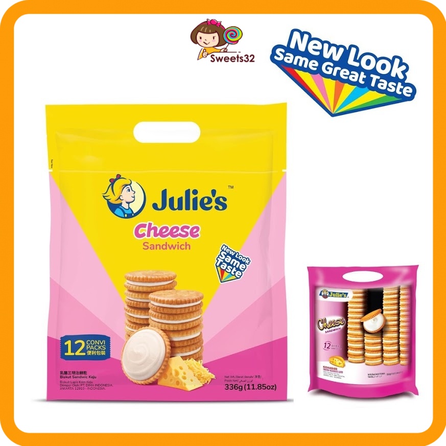 Julie's Cheese Sandwich 330g (12 Convi-Packs) | Shopee Malaysia