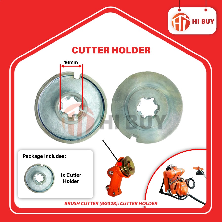 SPARE PART [BG328] BRUSH CUTTER: CUTTER HOLDER/ SPARE PART MESIN RUMPUT ...