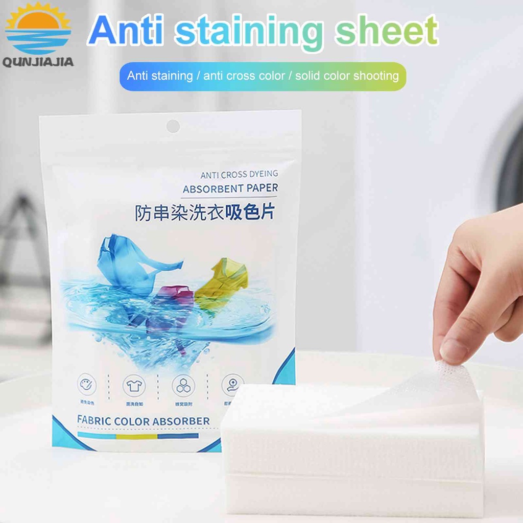 Color Catcher Sheets for Laundry 50 Count Anti Cloth Dyed Color Grabber ...