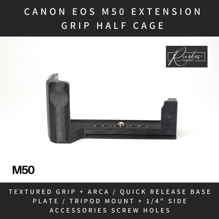 Canon EOS M50 Custom Extension Grip Half Rig Cage Case Concise CONCEPT ...