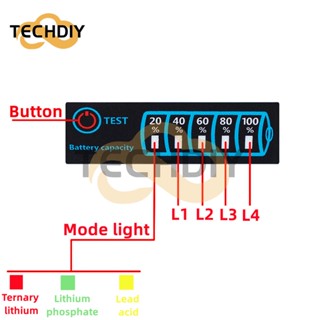 2S-8S 18650 Li-ion Lipo Lithium 5-30V Lead Acid Battery Level Indicator ...