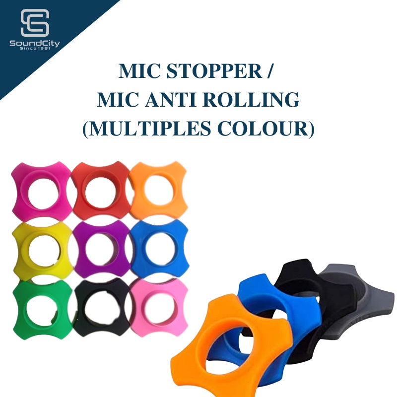 Mic Stopper / Mic Holder / Mic Anti Rolling Multiples Colours (1Pcs ...
