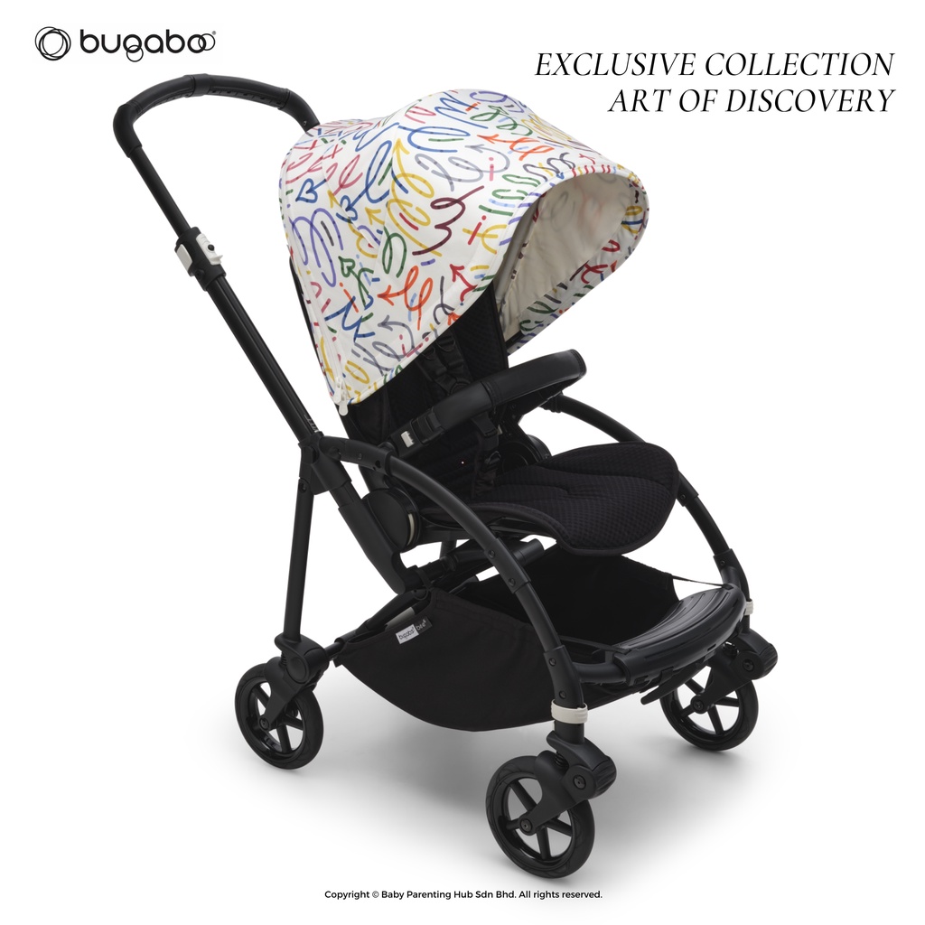 Bugaboo Bee 6 Complete Stroller Black Frame With Sun Canopy | Shopee ...