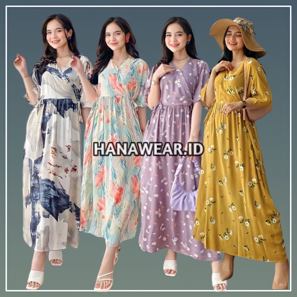 KATUN Baju DASTER DRESS KIMONO PAJAMA KAREEN DRAWING CHEST SLEEPING ...