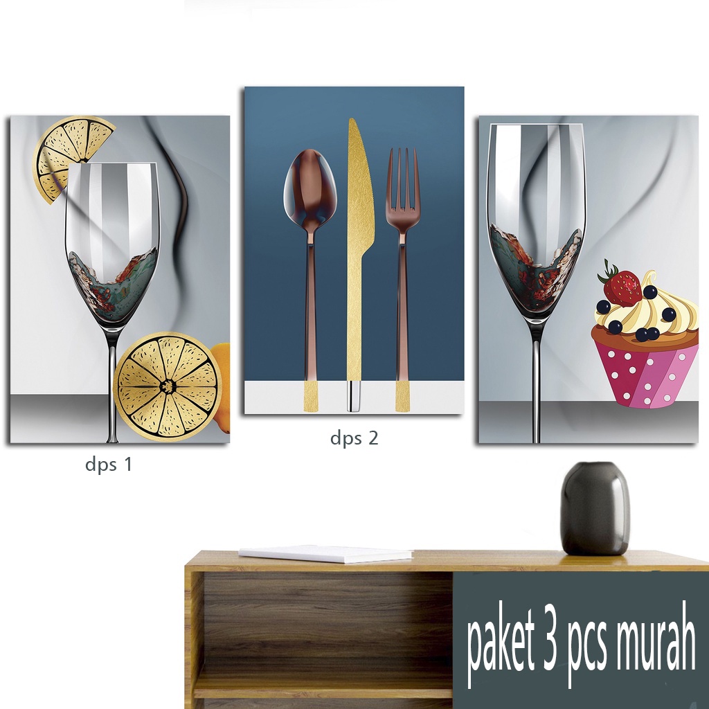 HIASAN DINDING KAYU Geometric Wooden Poster Wall Decoration [ 20X30 ...